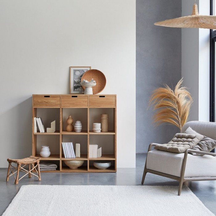 Rustieke rotan strohoed design hanglamp | Homelights
