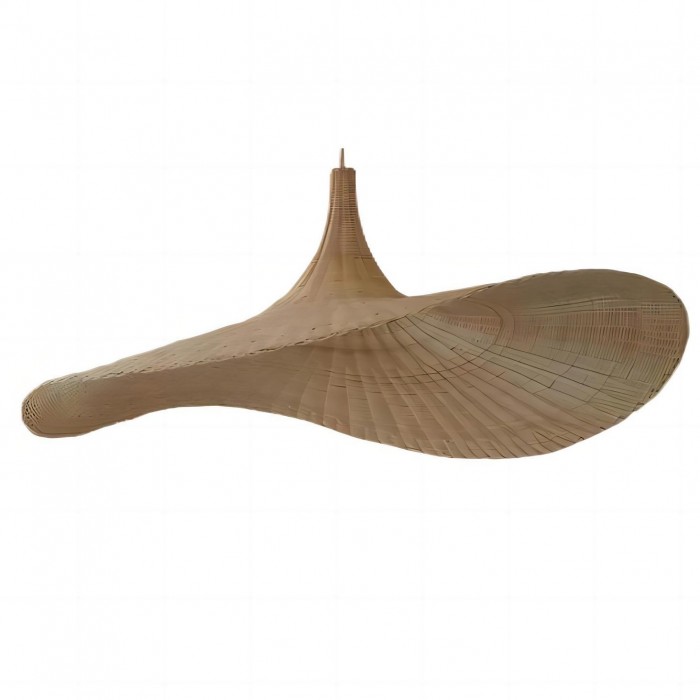 Rustieke rotan strohoed design hanglamp | Homelights