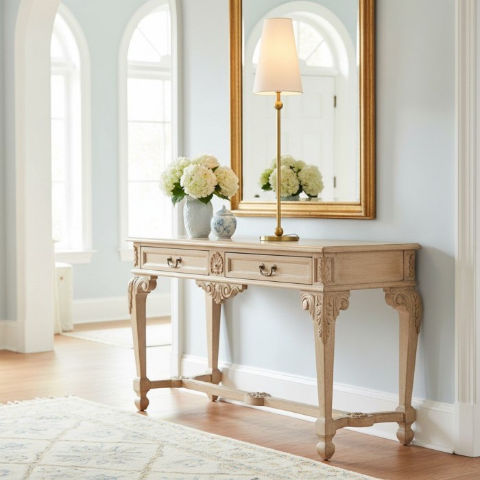 Serena ijzeren tafellamp - strakke lijnen en een zachte linnen kap voor ...