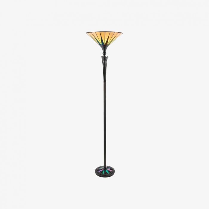 TF Dark Star Stained Glass Star Pattern Floor Lamp - Tiffany Style ...