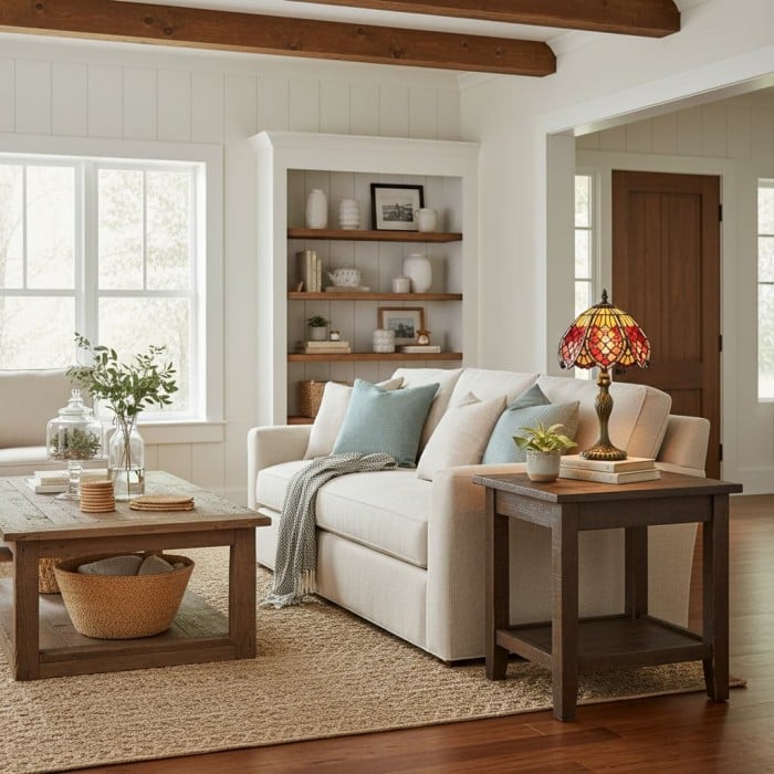 TF Orsino Art Deco Table Lamp - Handcrafted Stained Glass Art Lamp in ...