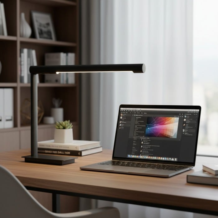 Zorv Task tafellamp - Tijdloze metalen tafellamp met aanraakschakelaar ...