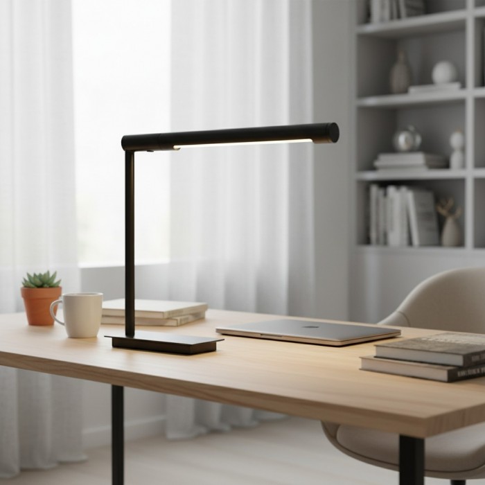 Zorv Task Table Lamp - Timeless Metal Table Lamp with Touch Switch for Study or Living Room ...
