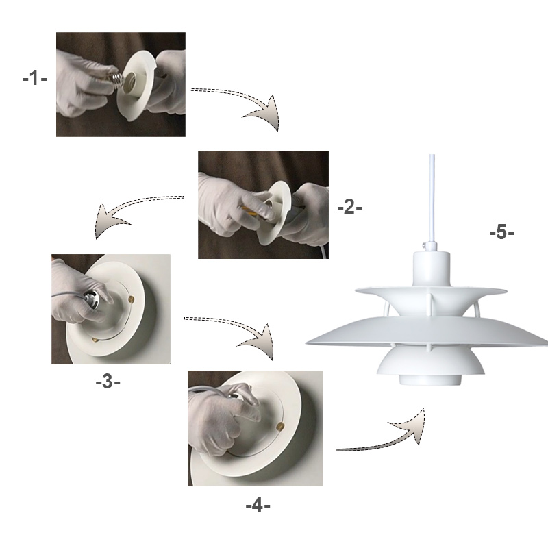 Deense Multilayer Metalen Hanglamp | Gratis verzending | Homelights