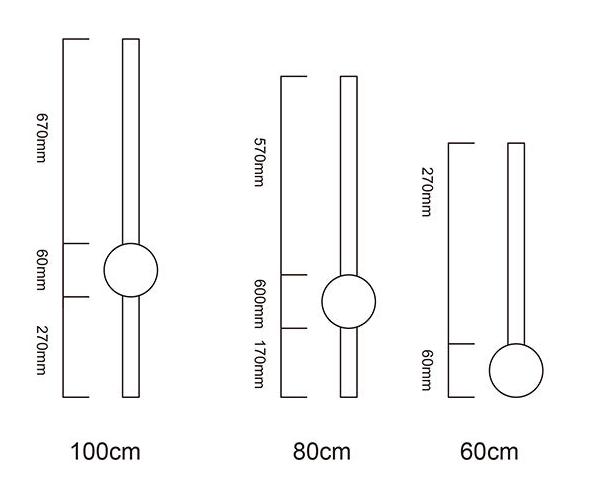 Industrial Black Linear LED Dimmable Wall Light | Homelights